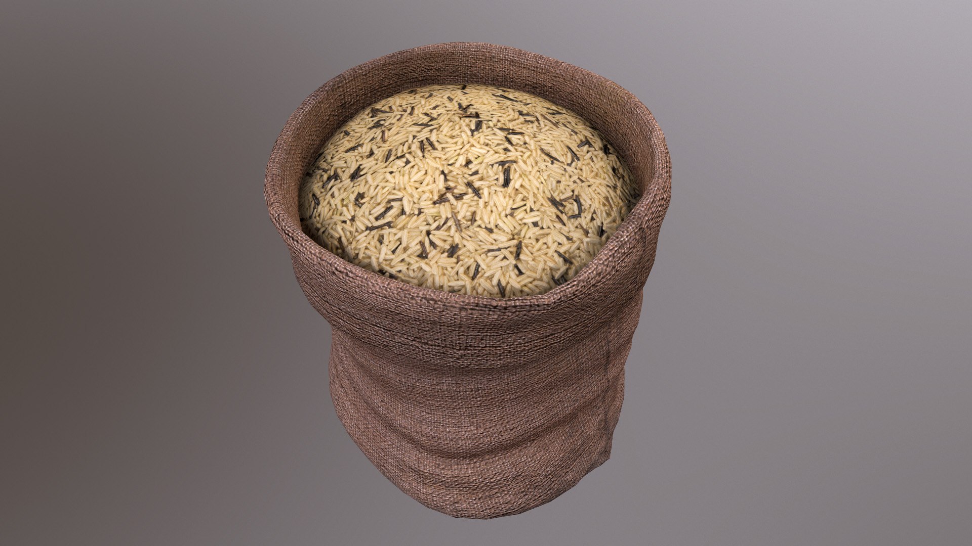 3D Sack Rice - TurboSquid 1510100