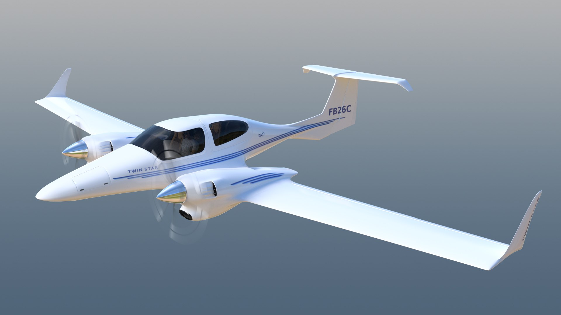 3d Diamond Da42 Twin Star