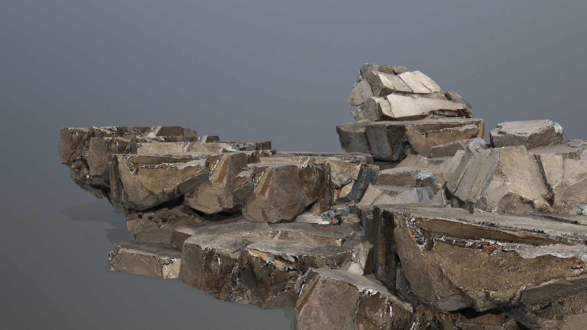 3D Cliff Rocks 1 - TurboSquid 2268873
