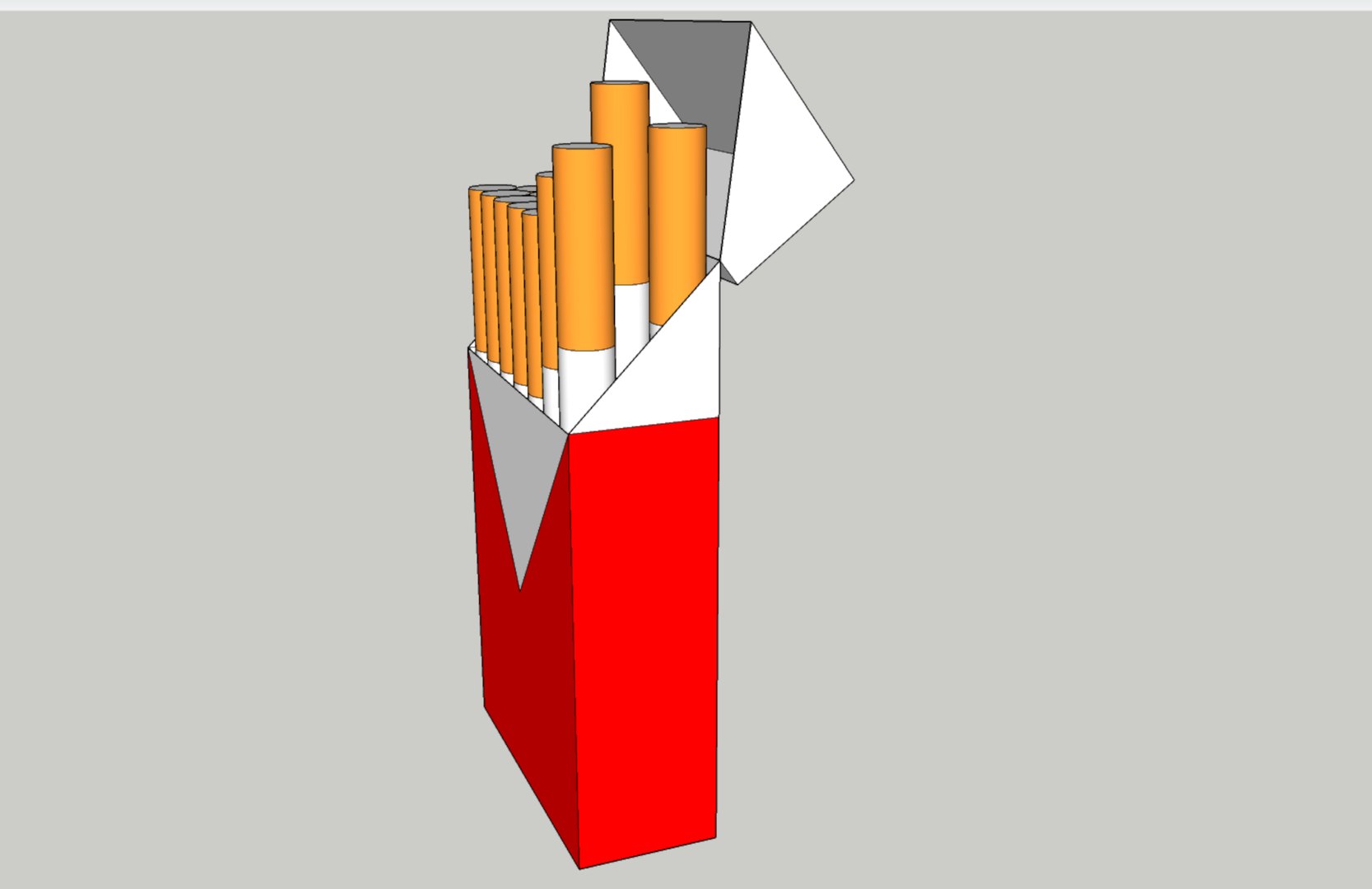 Cigarette 3D Model - TurboSquid 1949489