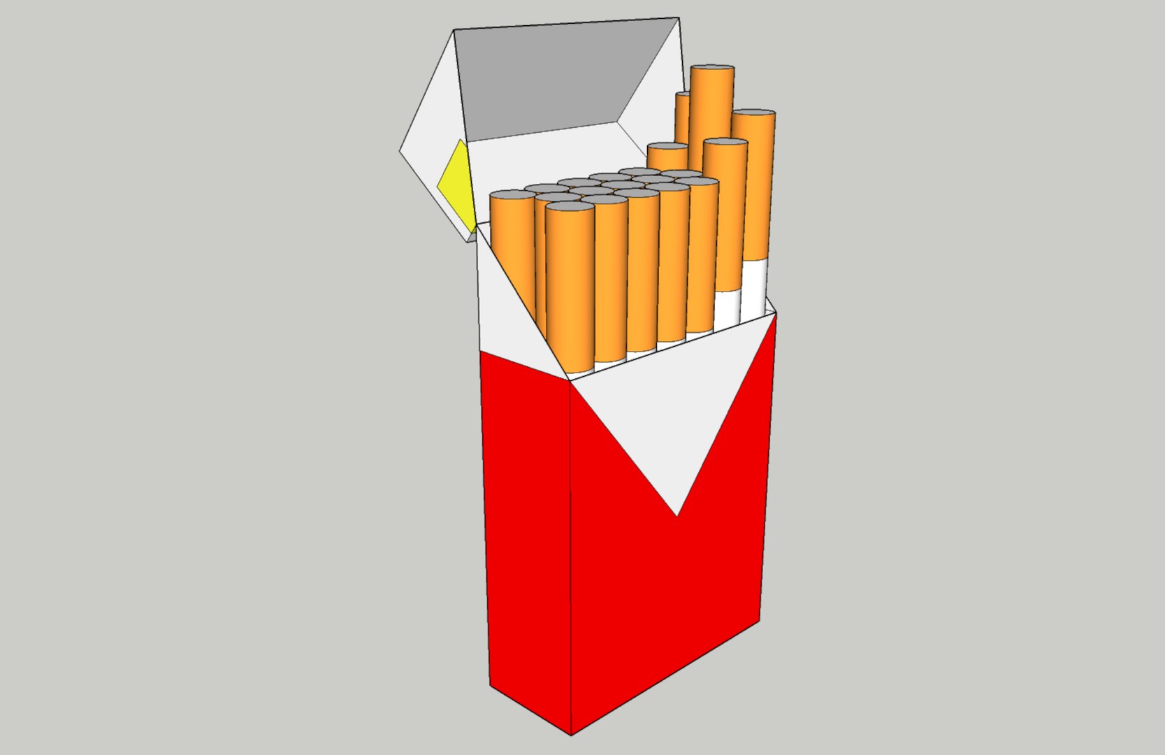 Cigarette 3D Model - TurboSquid 1949489