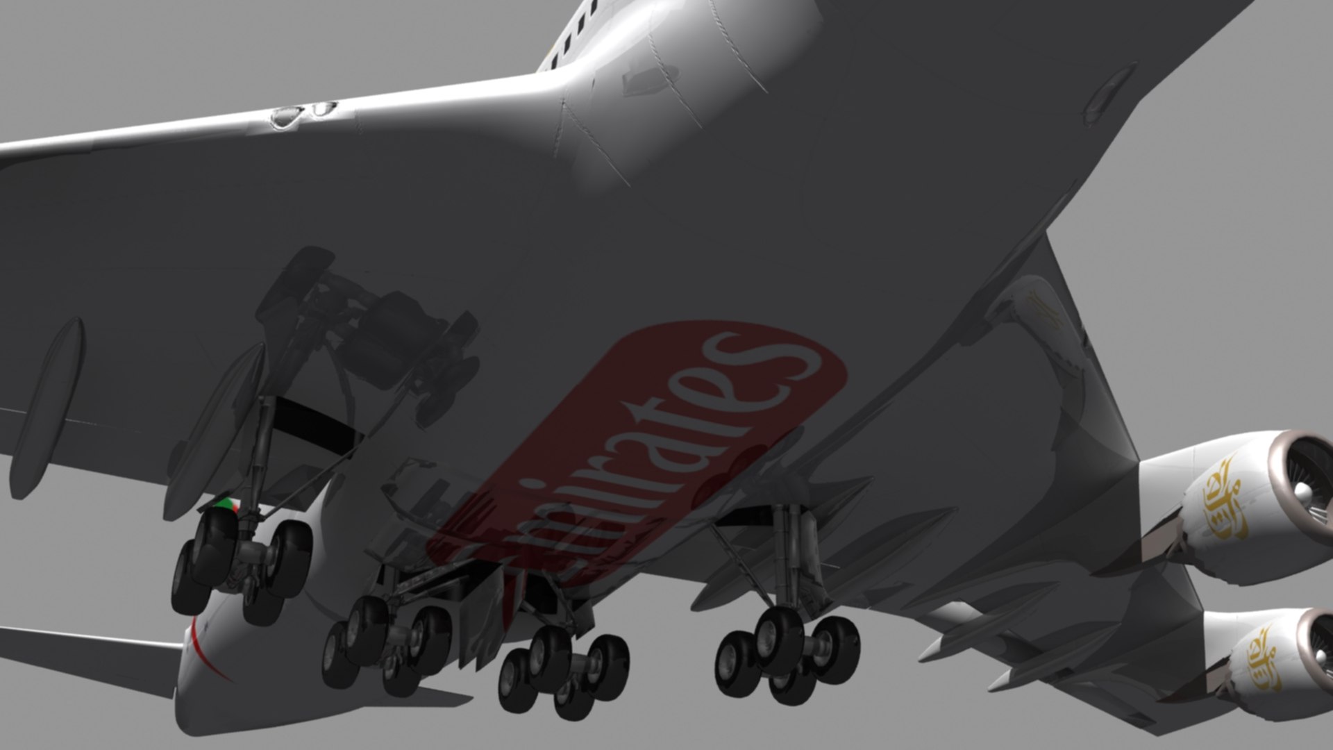 3D Emirates Boeing 747 Model - TurboSquid 2129743