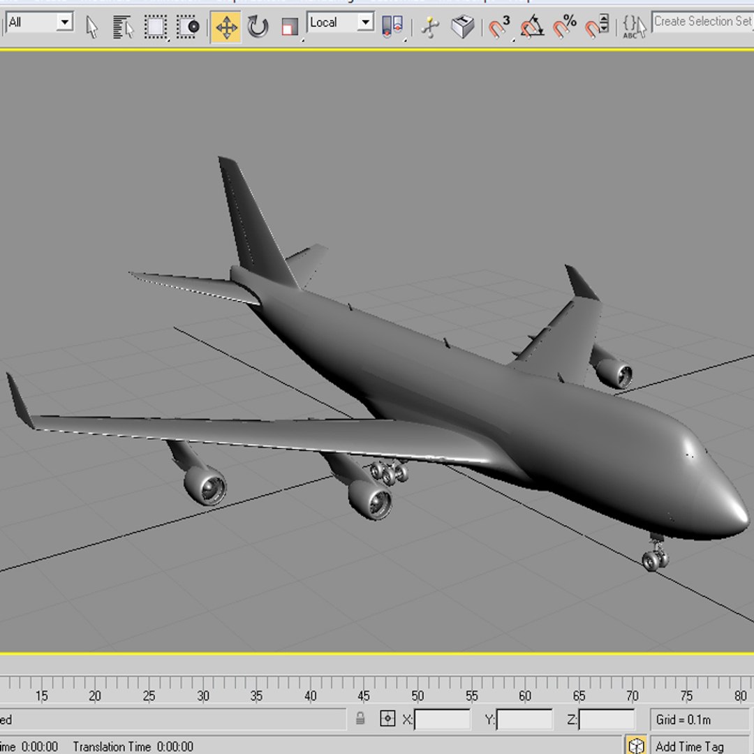 3D Emirates Boeing 747 Model - TurboSquid 2129743