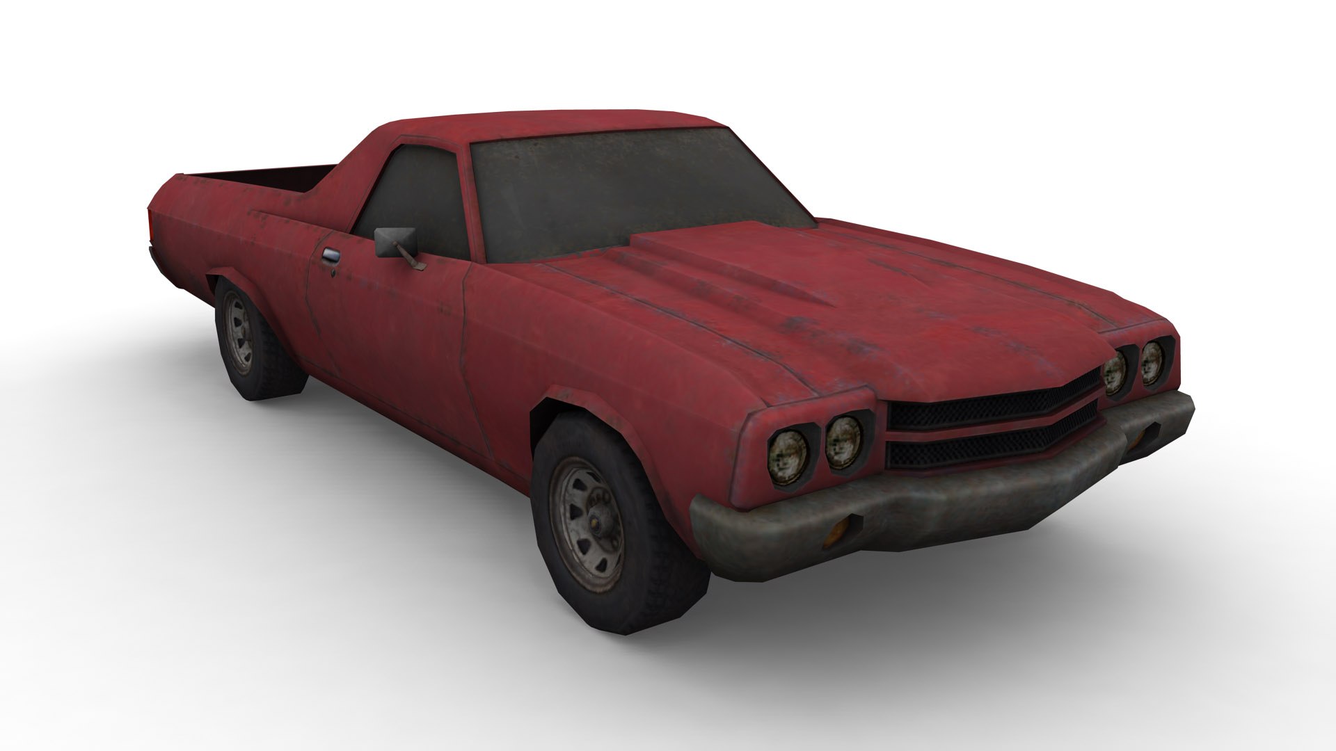 Old Pick Car 3D Model - TurboSquid 1503727