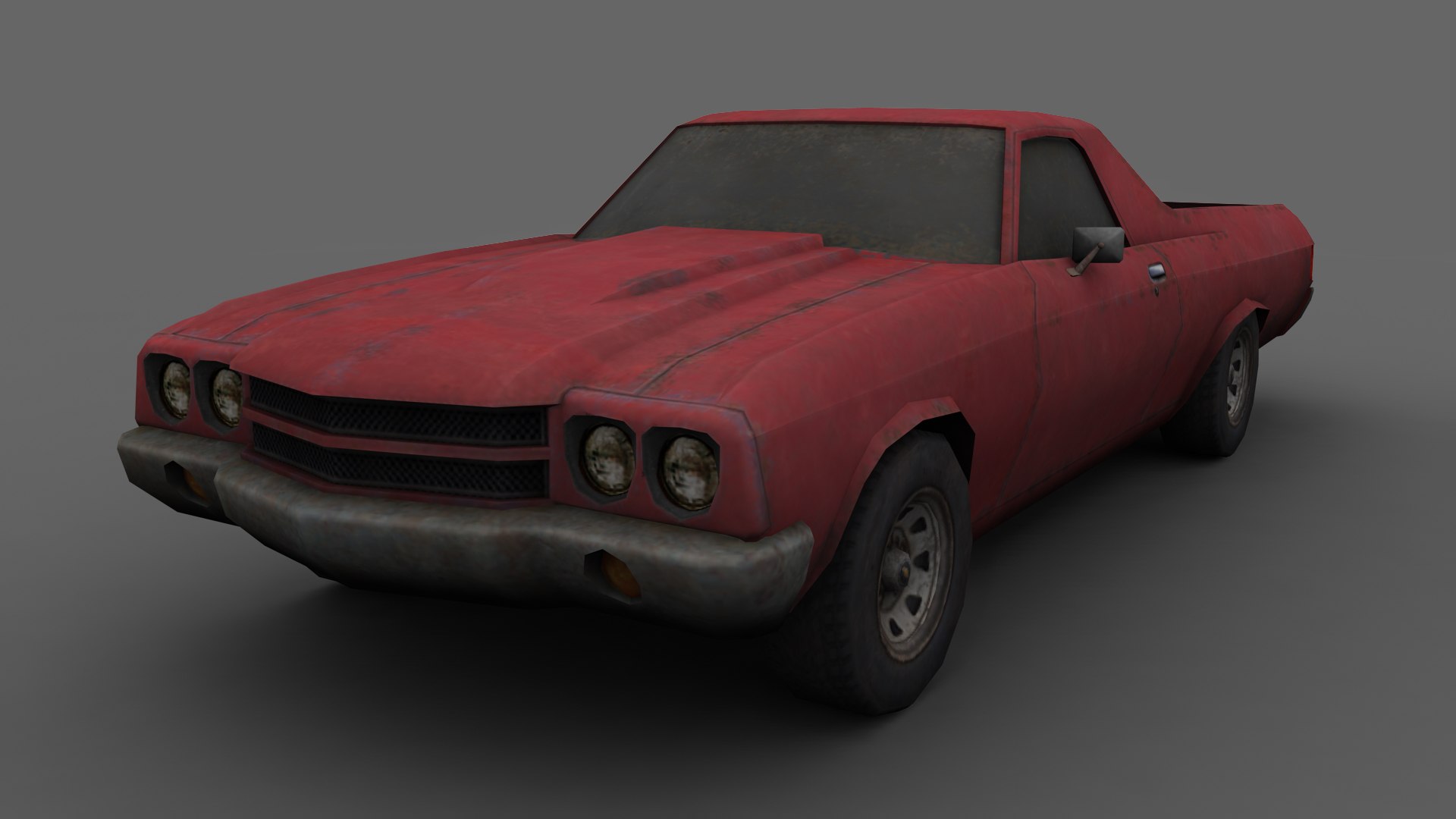 Old Pick Car 3D Model - TurboSquid 1503727