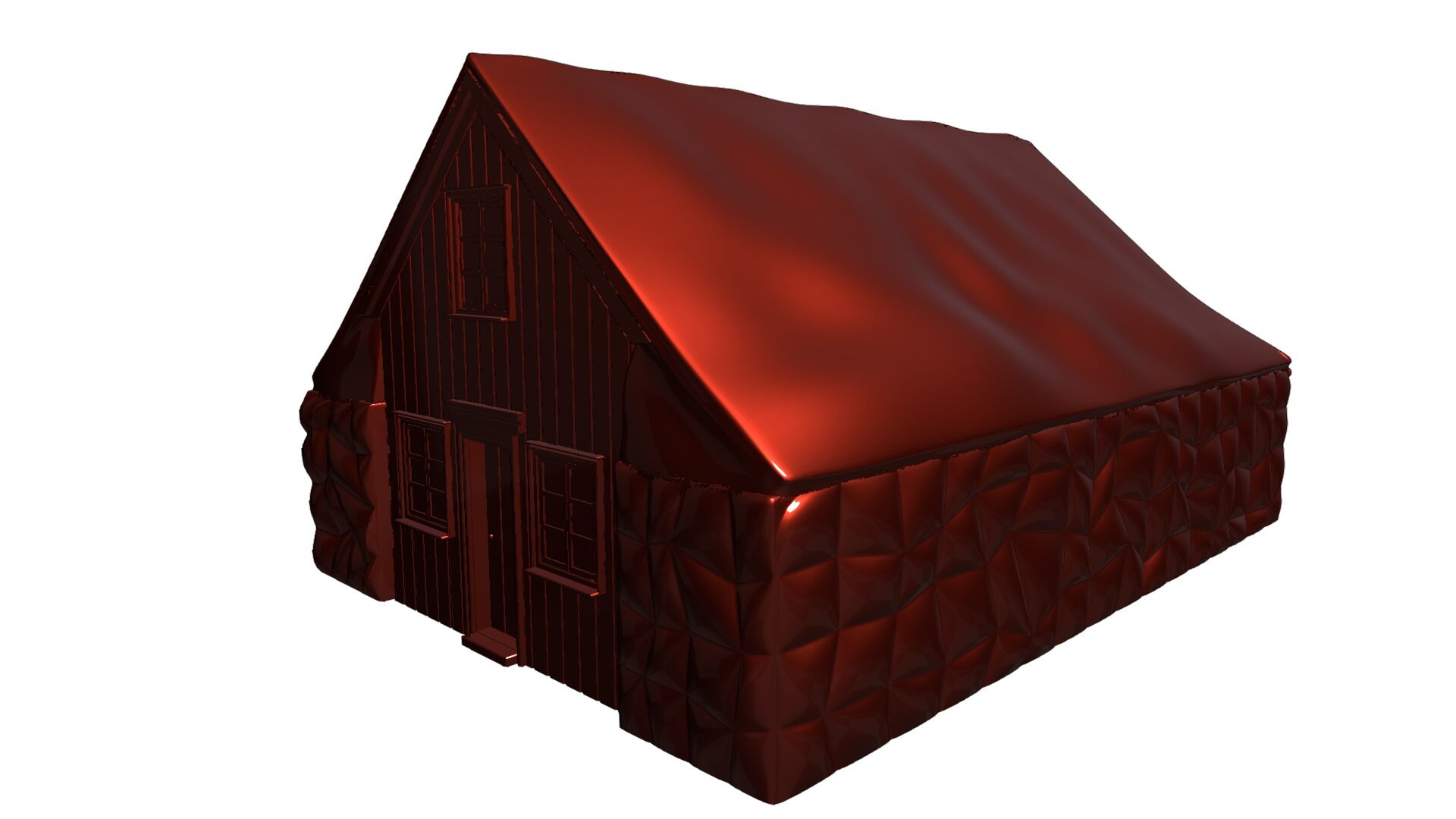 Turf house 3D model - TurboSquid 1717168