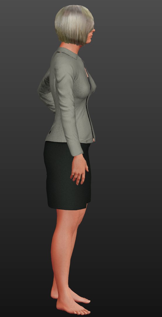 3d Female Politician Model