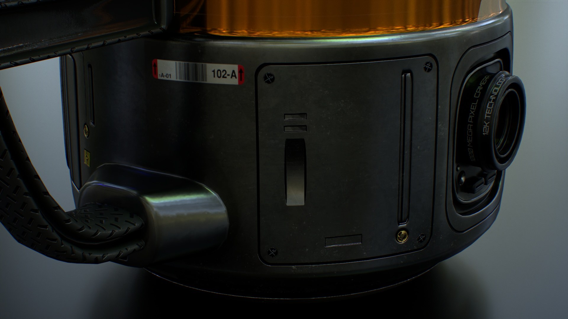 SciFi mug with Camera 3D - TurboSquid 2134478