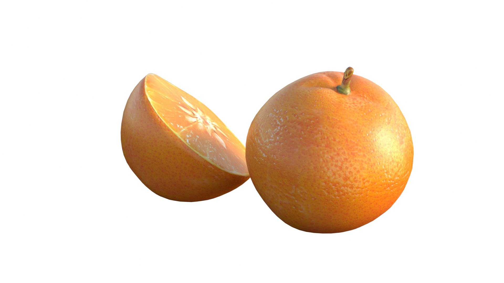 Mandarin Fruit Model - TurboSquid 2471257