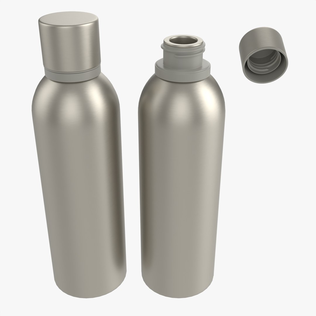 Metal Drink Bottle Mockup 3D Model - TurboSquid 1934915