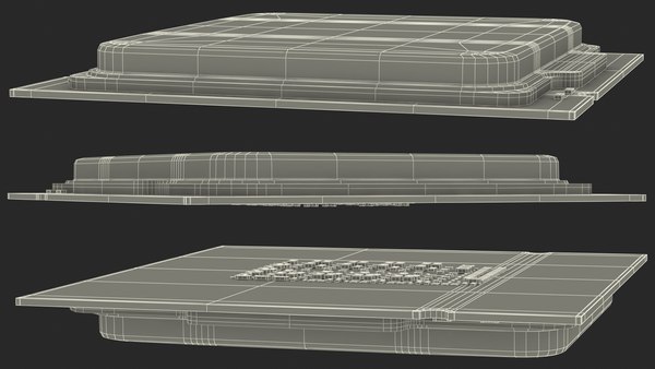 Land Grid Array CPU Modelo 3D - TurboSquid 1813852
