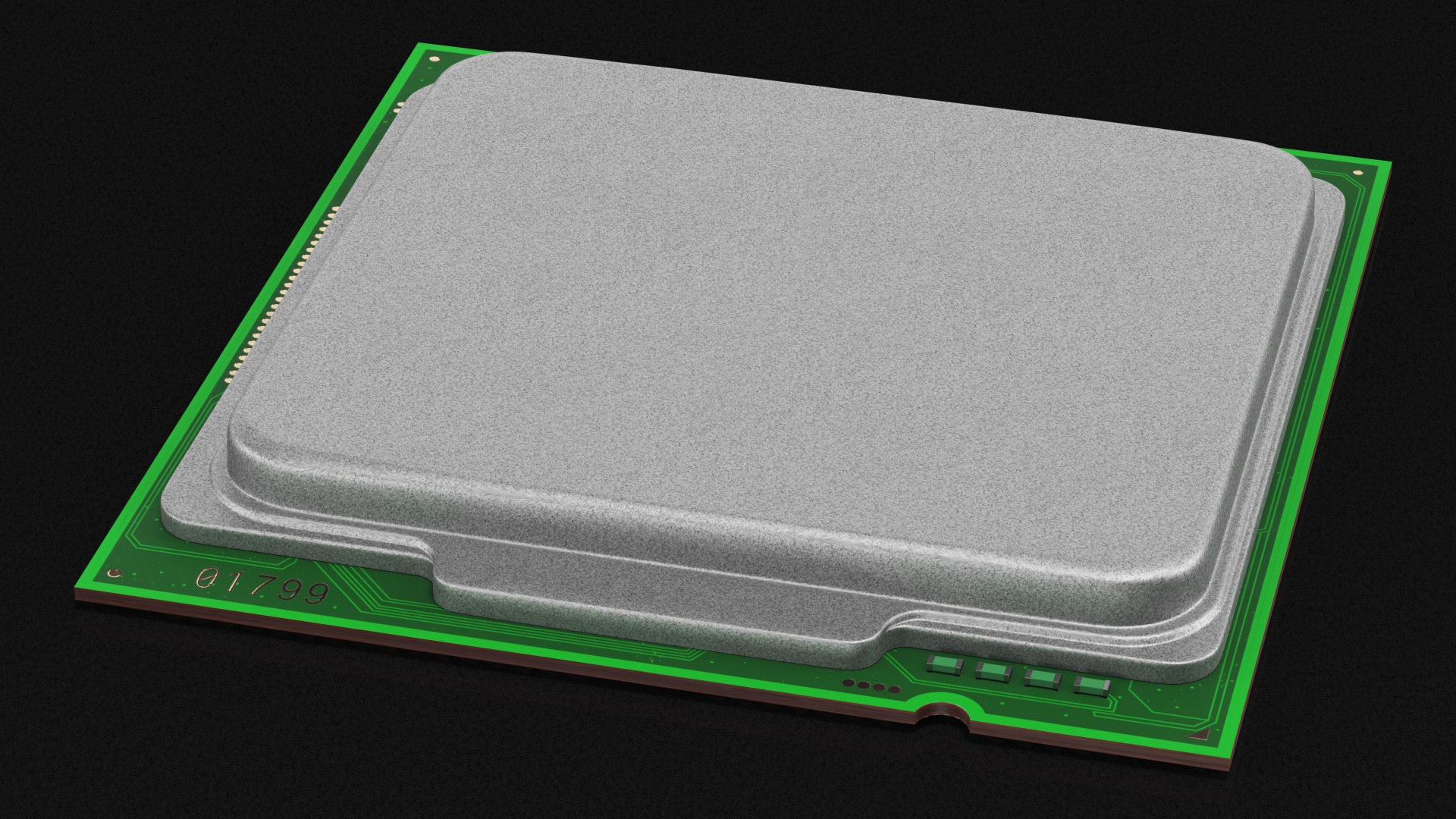 Land Grid Array CPU 3D Model - TurboSquid 1813852