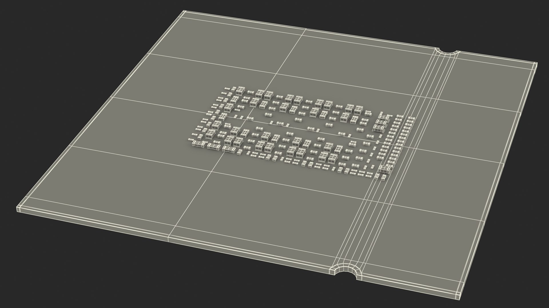 Land Grid Array CPU 3D model - TurboSquid 1813852