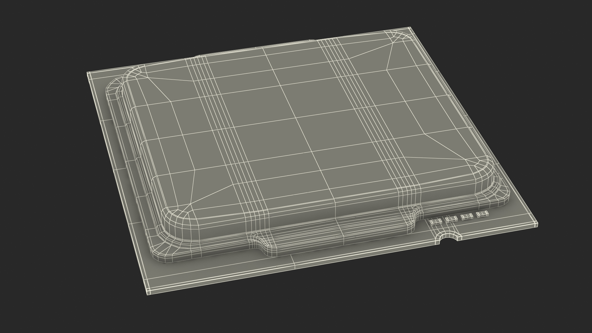 Land Grid Array CPU 3D Model - TurboSquid 1813852