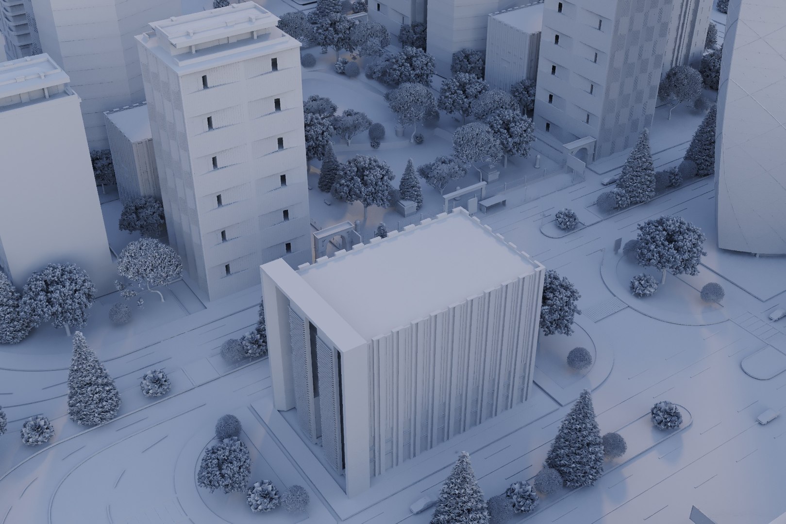 3D City Model - TurboSquid 2303374