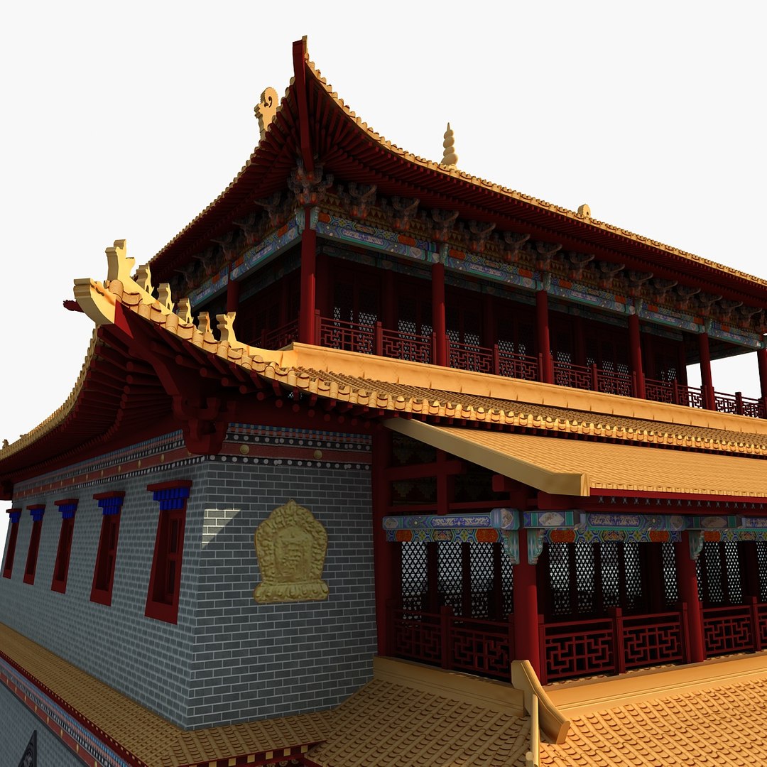Tibetan Temple Model - TurboSquid 1838353