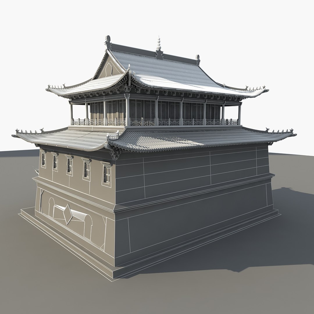 Tibetan Temple Model - TurboSquid 1838353