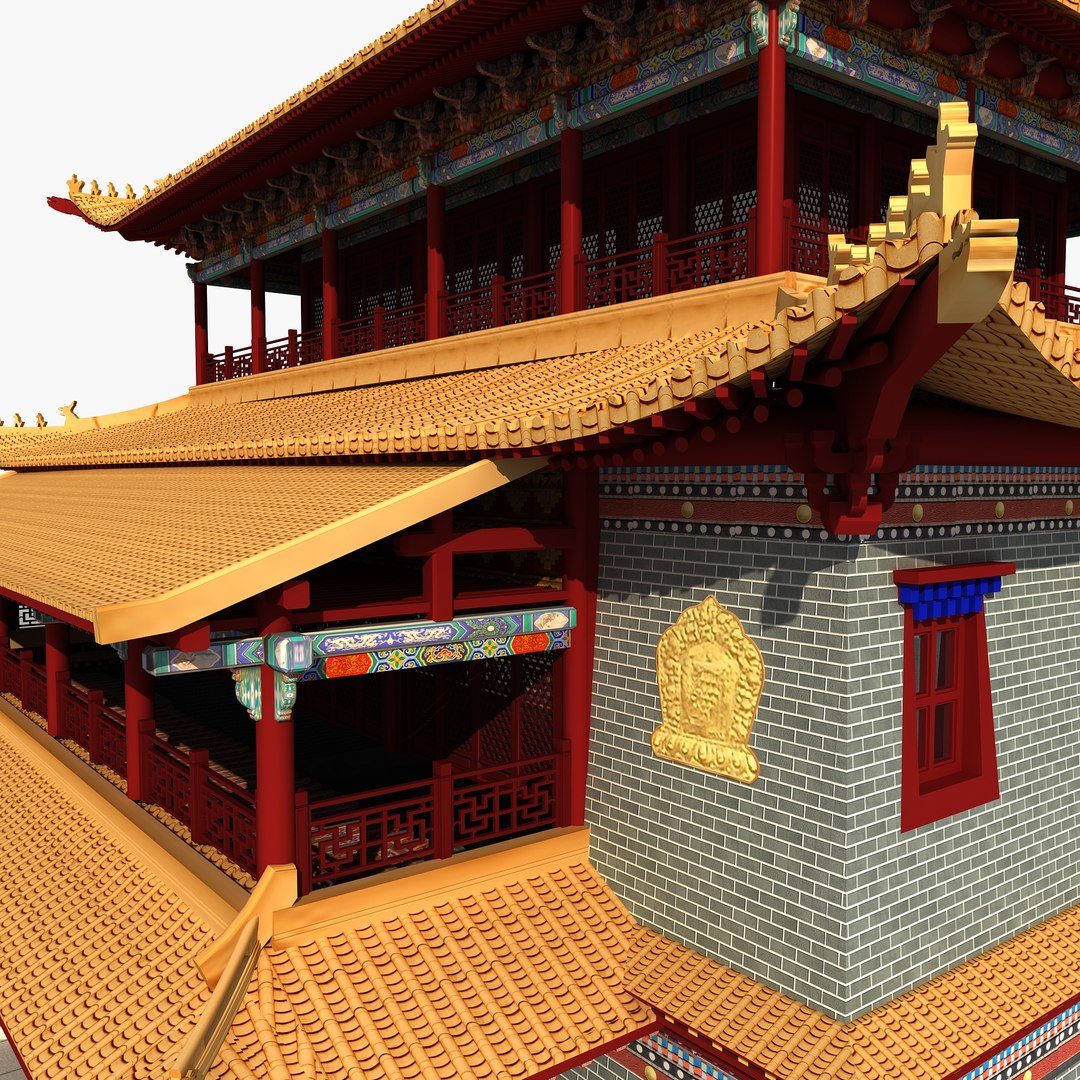 Tibetan Temple Model - TurboSquid 1838353