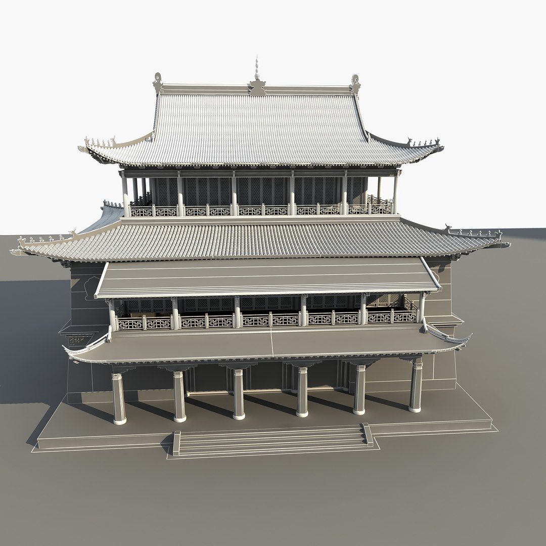 Tibetan Temple Model - TurboSquid 1838353