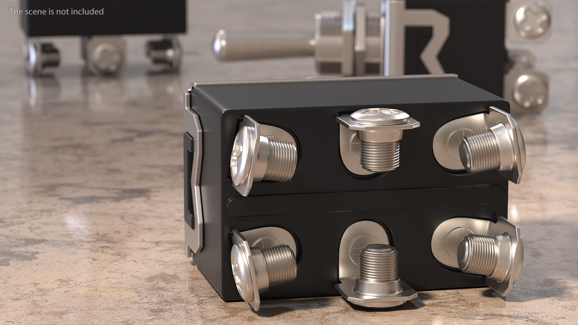 3D Heavy Duty Dpdt Toggle Switch Model - TurboSquid 1671510