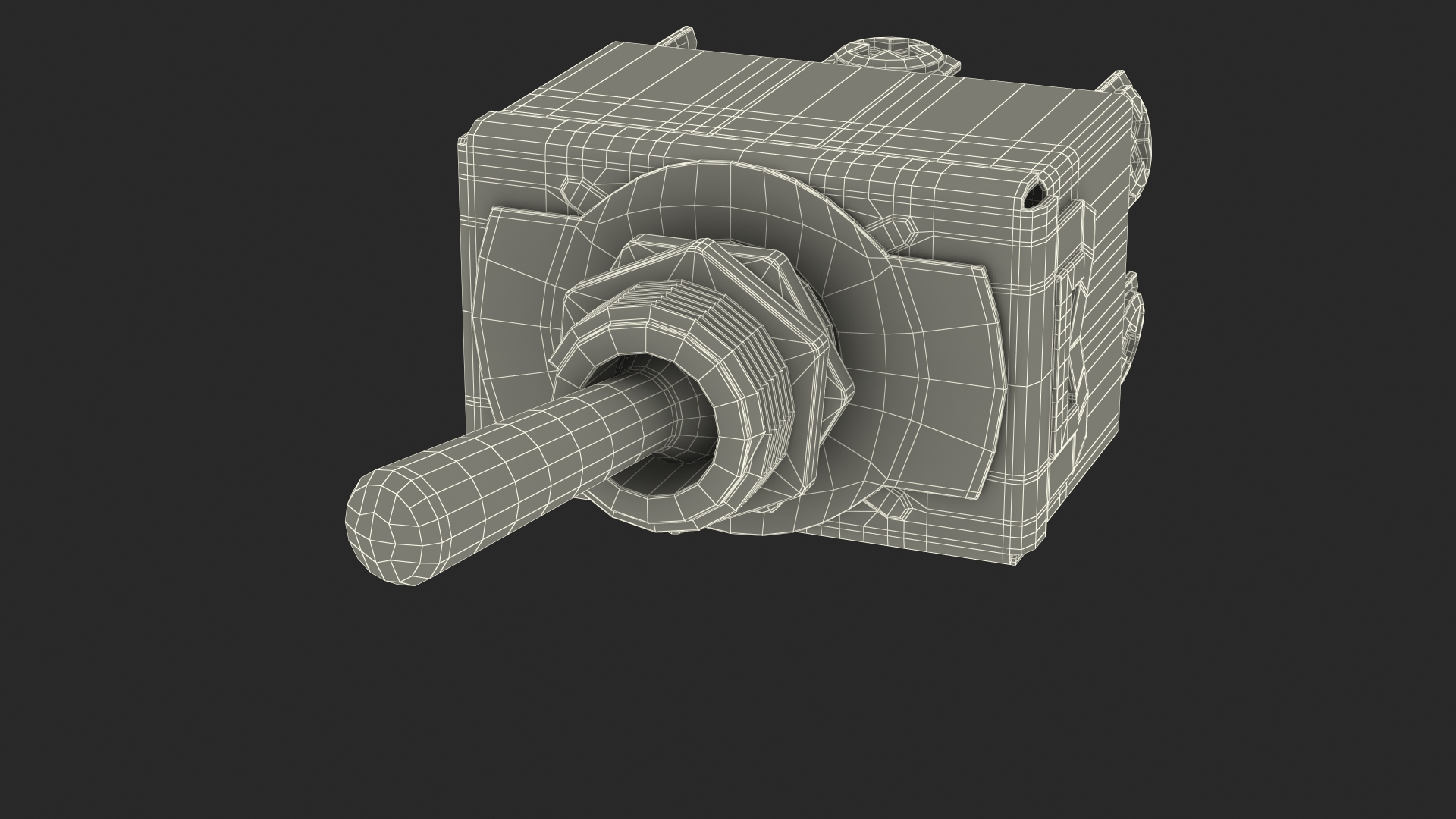 3D Heavy Duty Dpdt Toggle Switch Model - TurboSquid 1671510