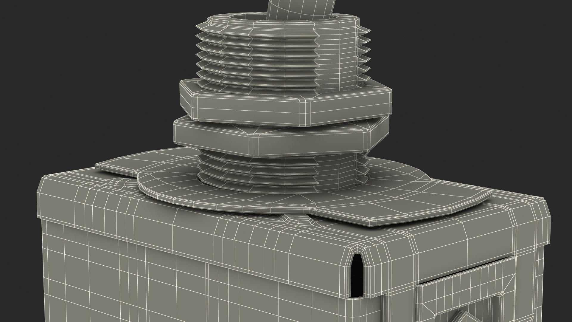 3D heavy duty dpdt toggle switch model - TurboSquid 1671510