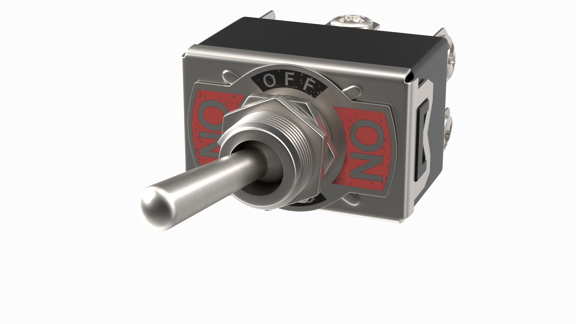 3D Heavy Duty Dpdt Toggle Switch Model - TurboSquid 1671510