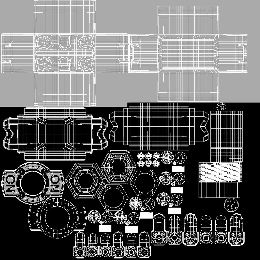 3D heavy duty dpdt toggle switch model - TurboSquid 1671510