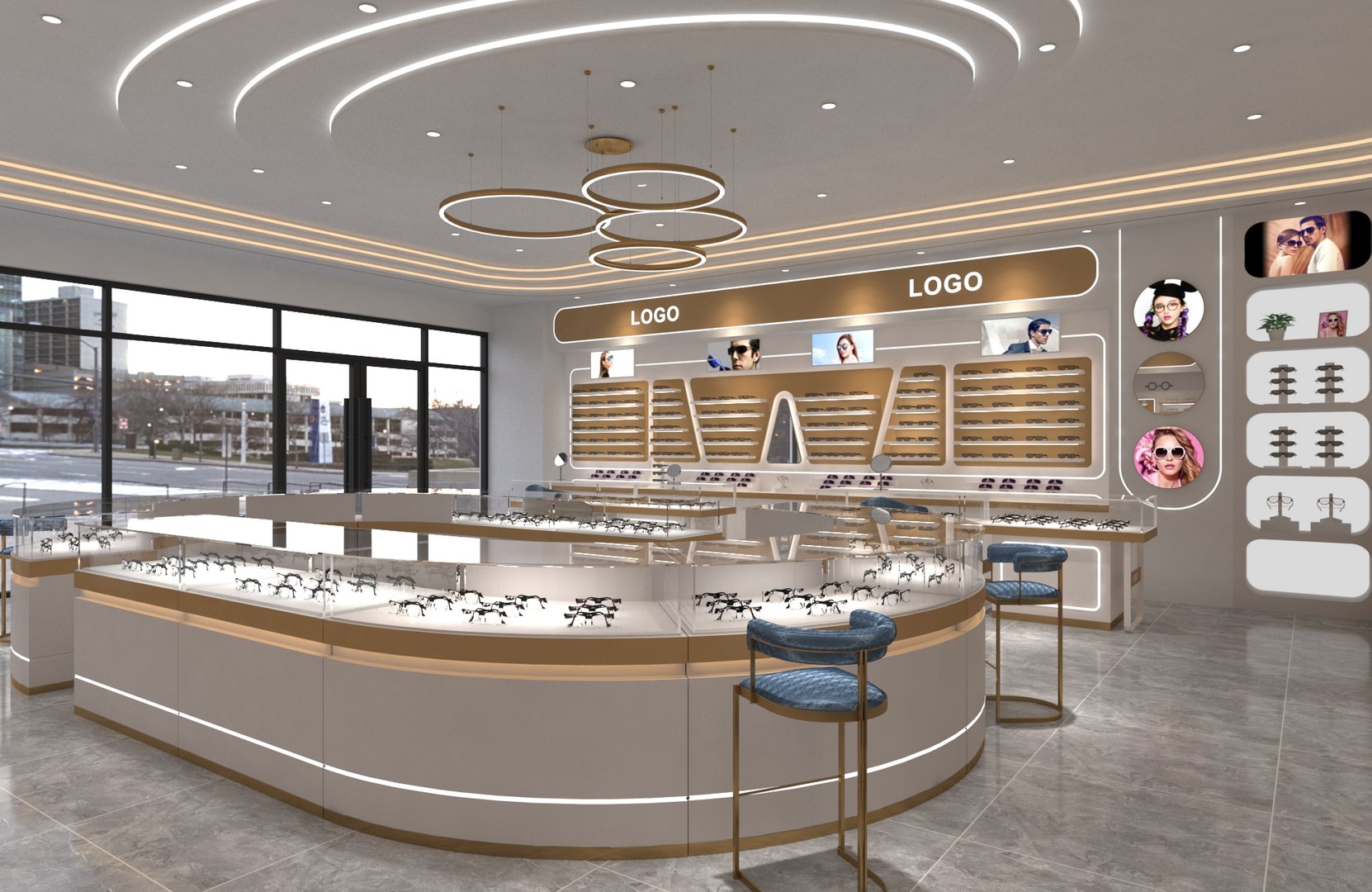 3D Optical Shop 03 - TurboSquid 2255363