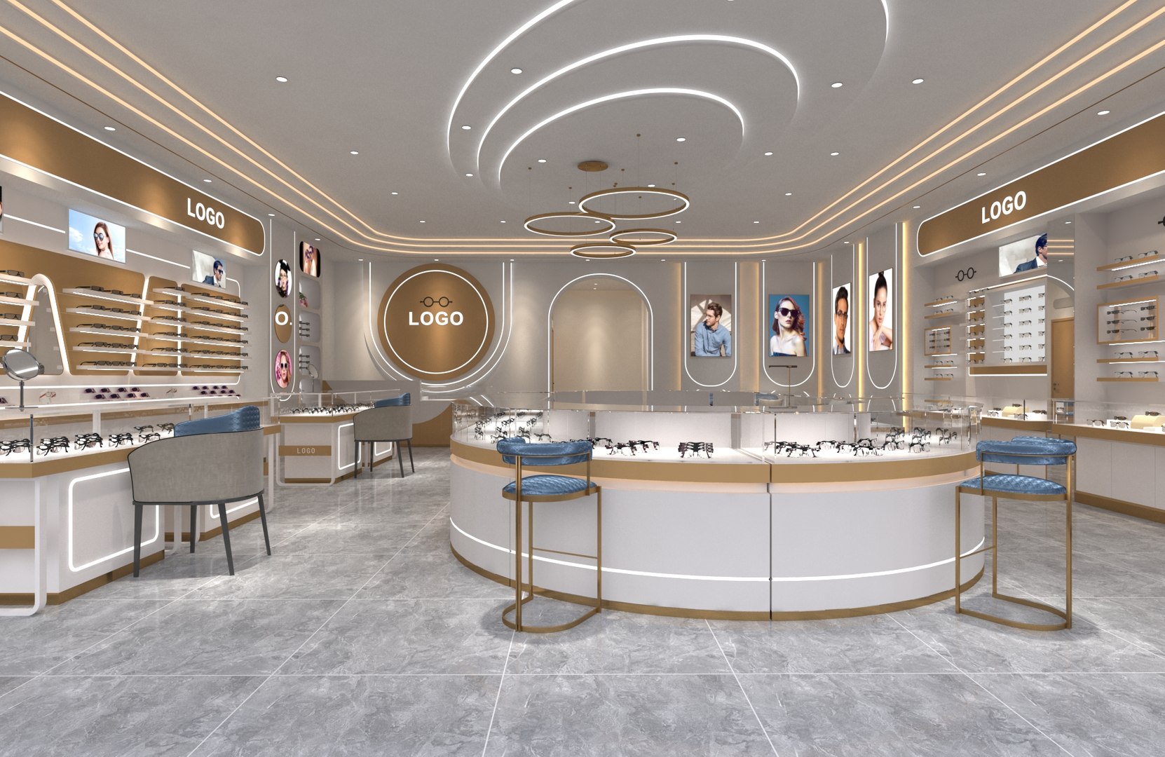 3D Optical Shop 03 - TurboSquid 2255363