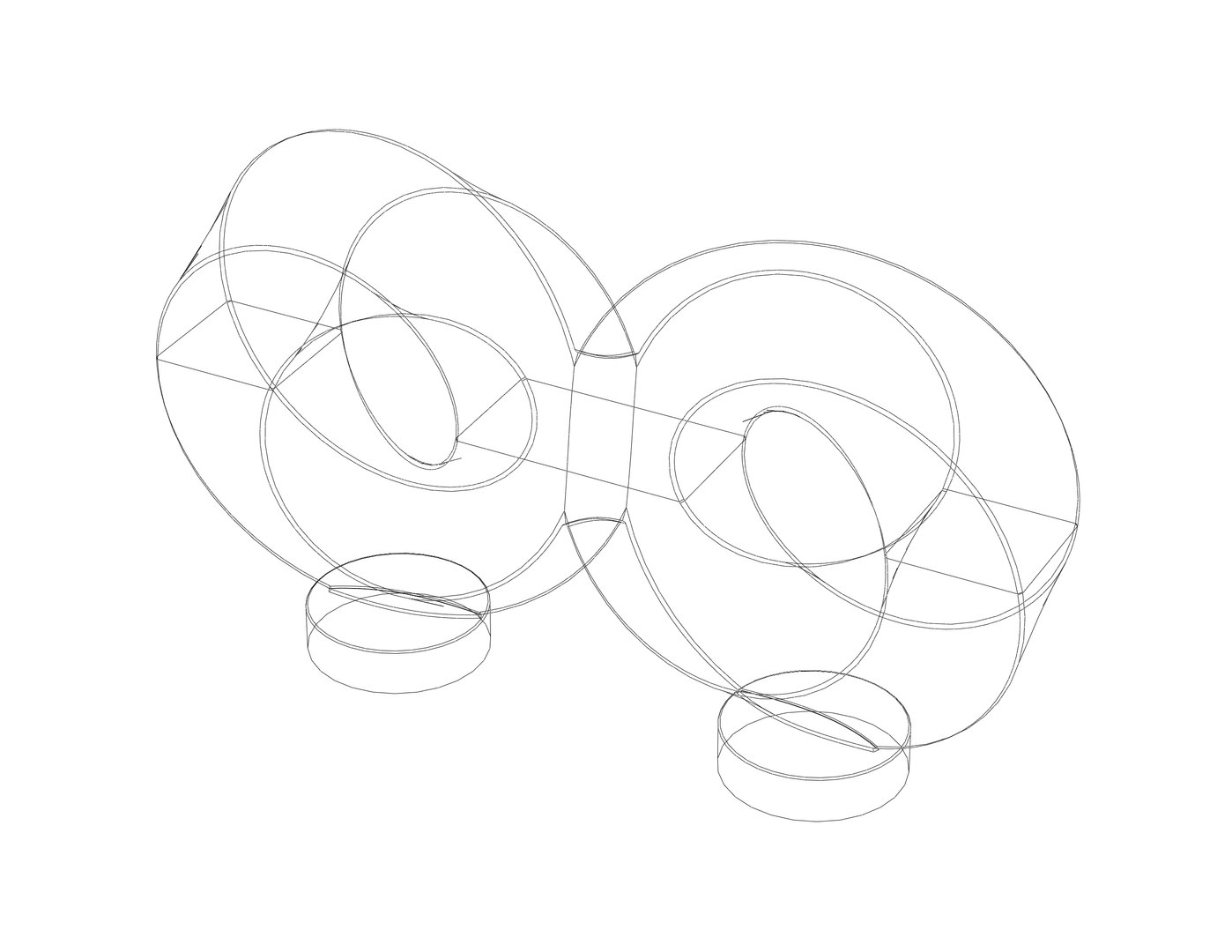 Geometric Infinity Mobius With Stand 3D Model - TurboSquid 2213216