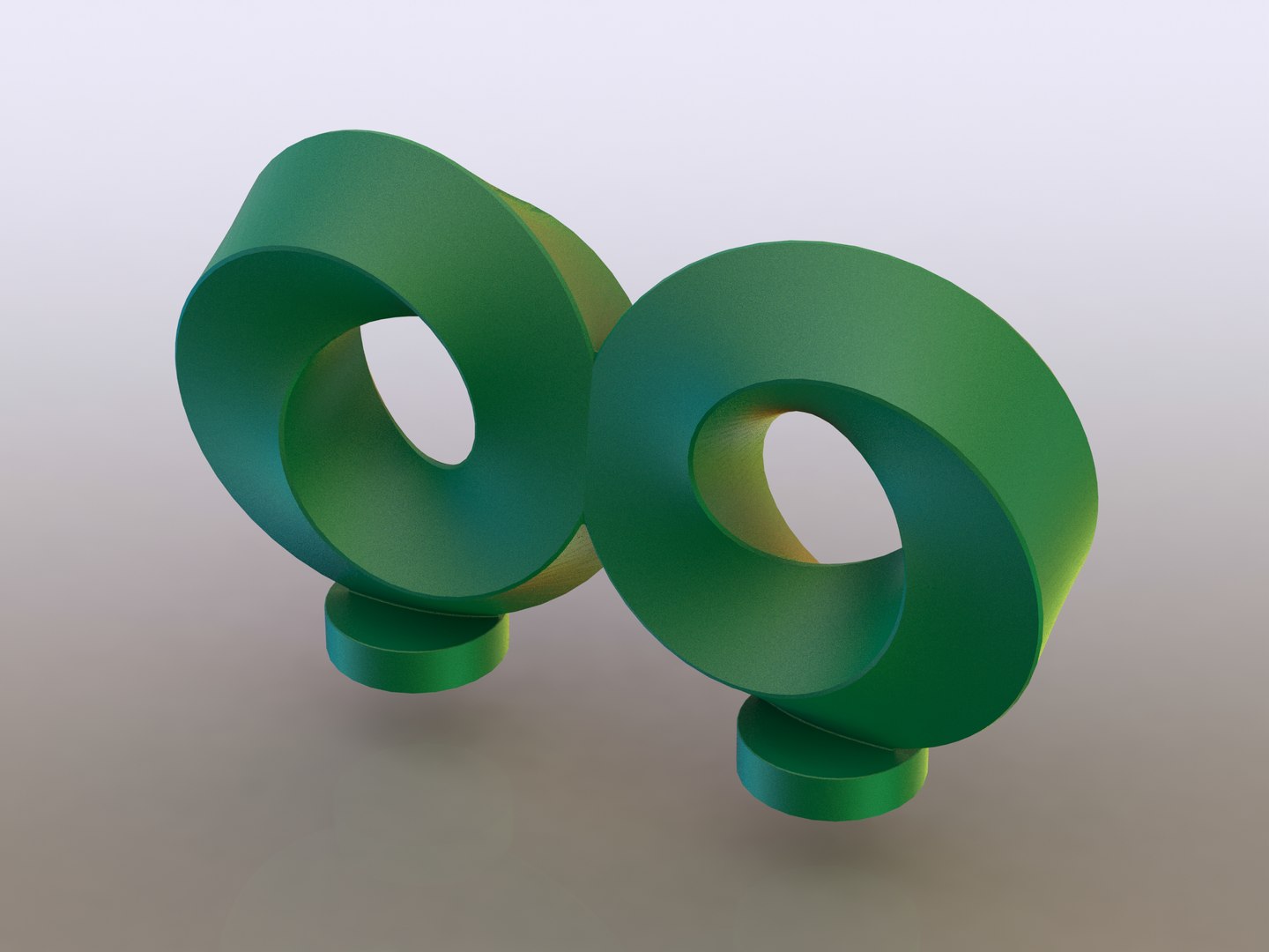 Geometric Infinity Mobius With Stand 3D Model - TurboSquid 2213216