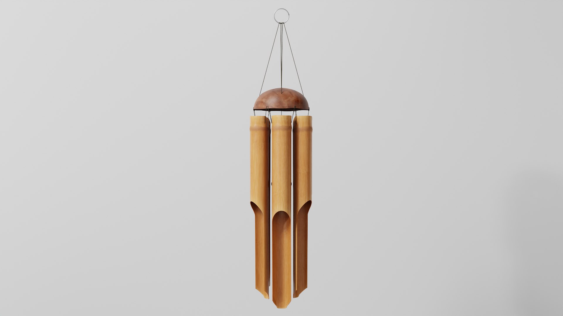 3D Model Bamboo Wind Chime - TurboSquid 2059348