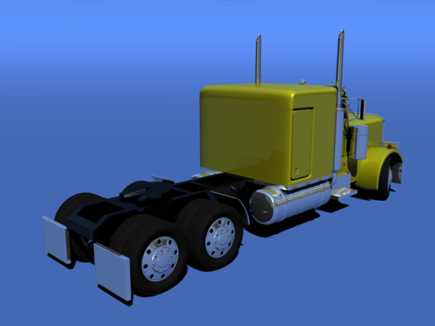 3d Realistic Truck Model