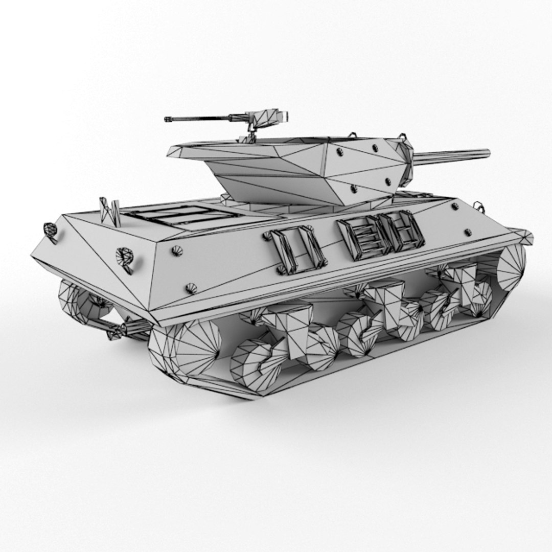 3d Max M10 Tank Destroyer