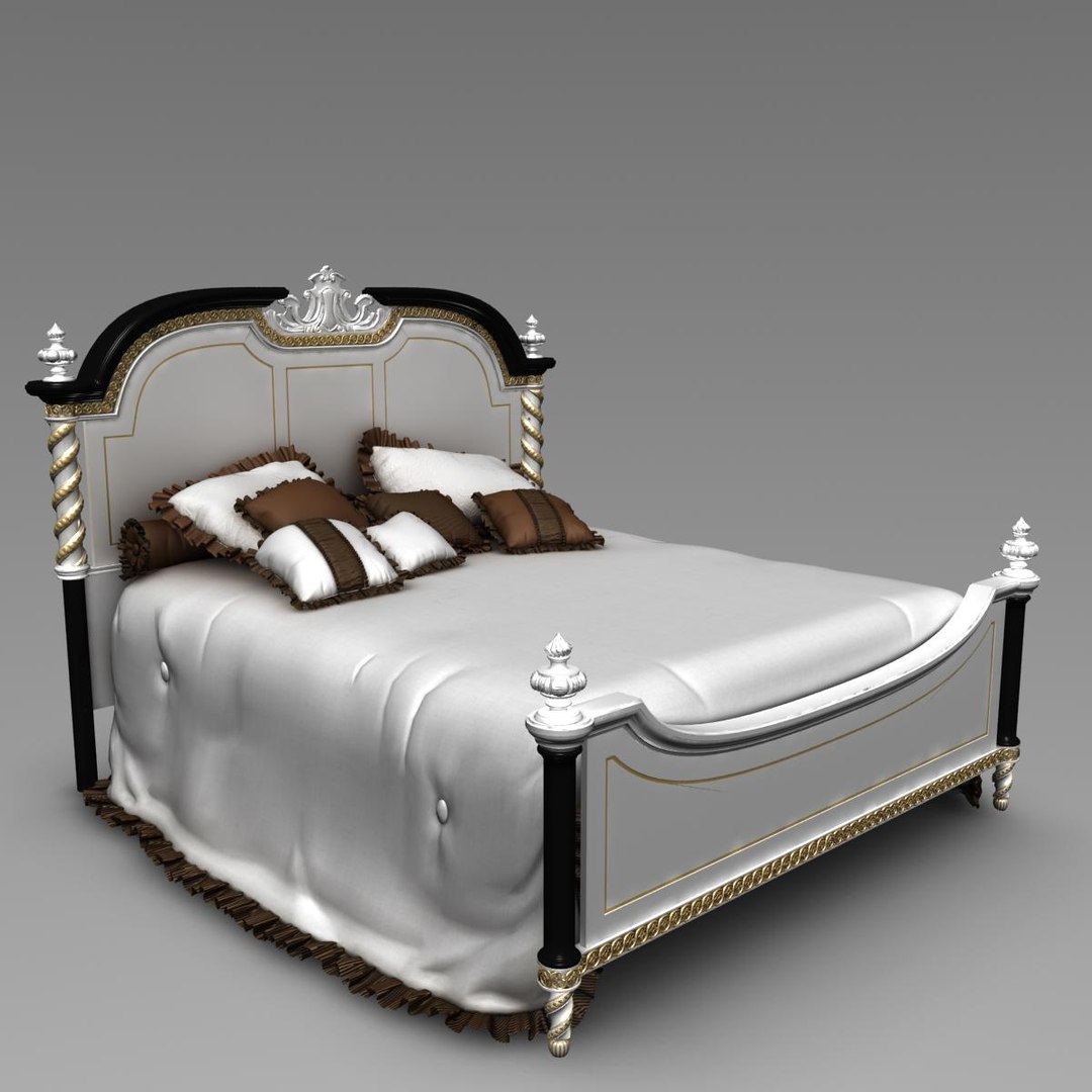 Bed Model - TurboSquid 1221512