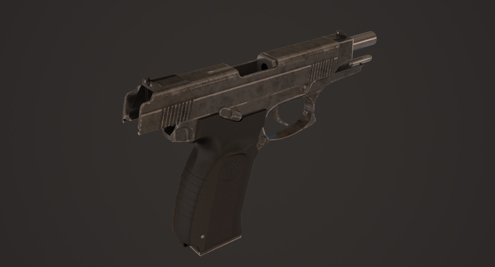 3d Mp-443 Grach Pistol Model