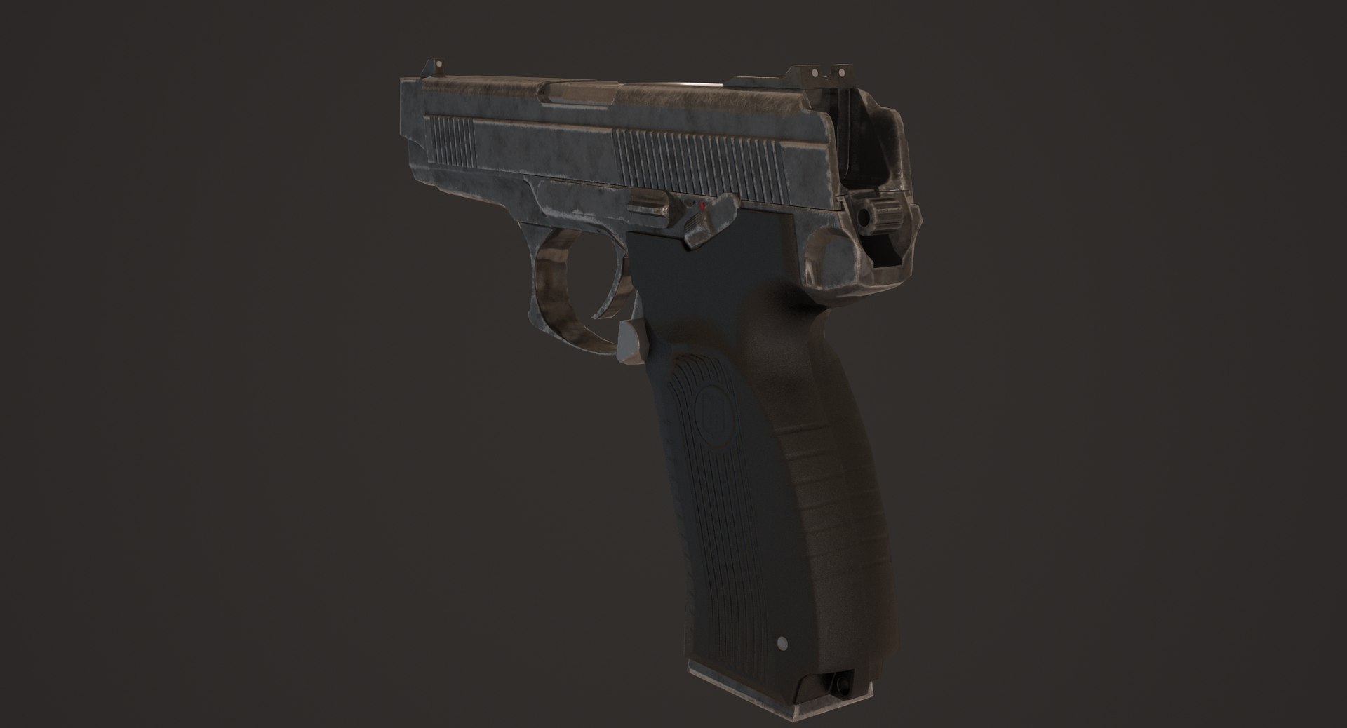 3d Mp-443 Grach Pistol Model