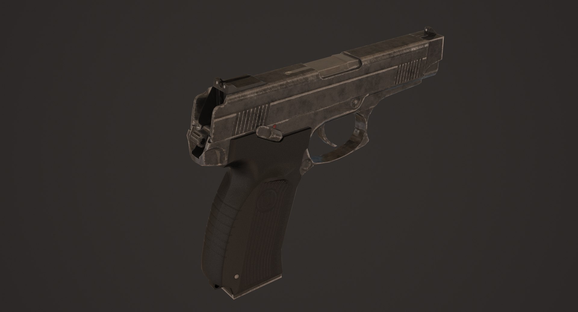 3d Mp-443 Grach Pistol Model