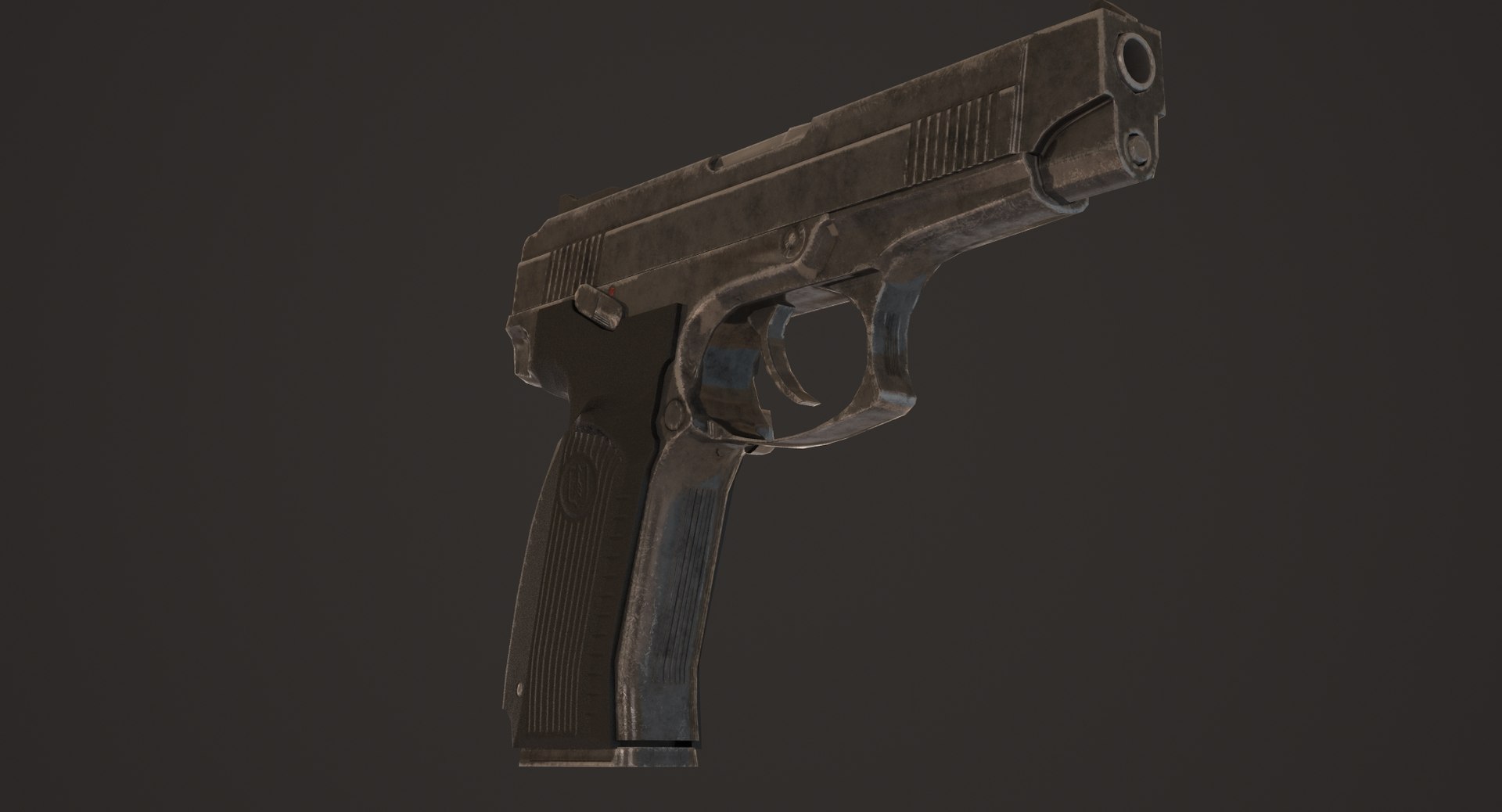 3d Mp-443 Grach Pistol Model