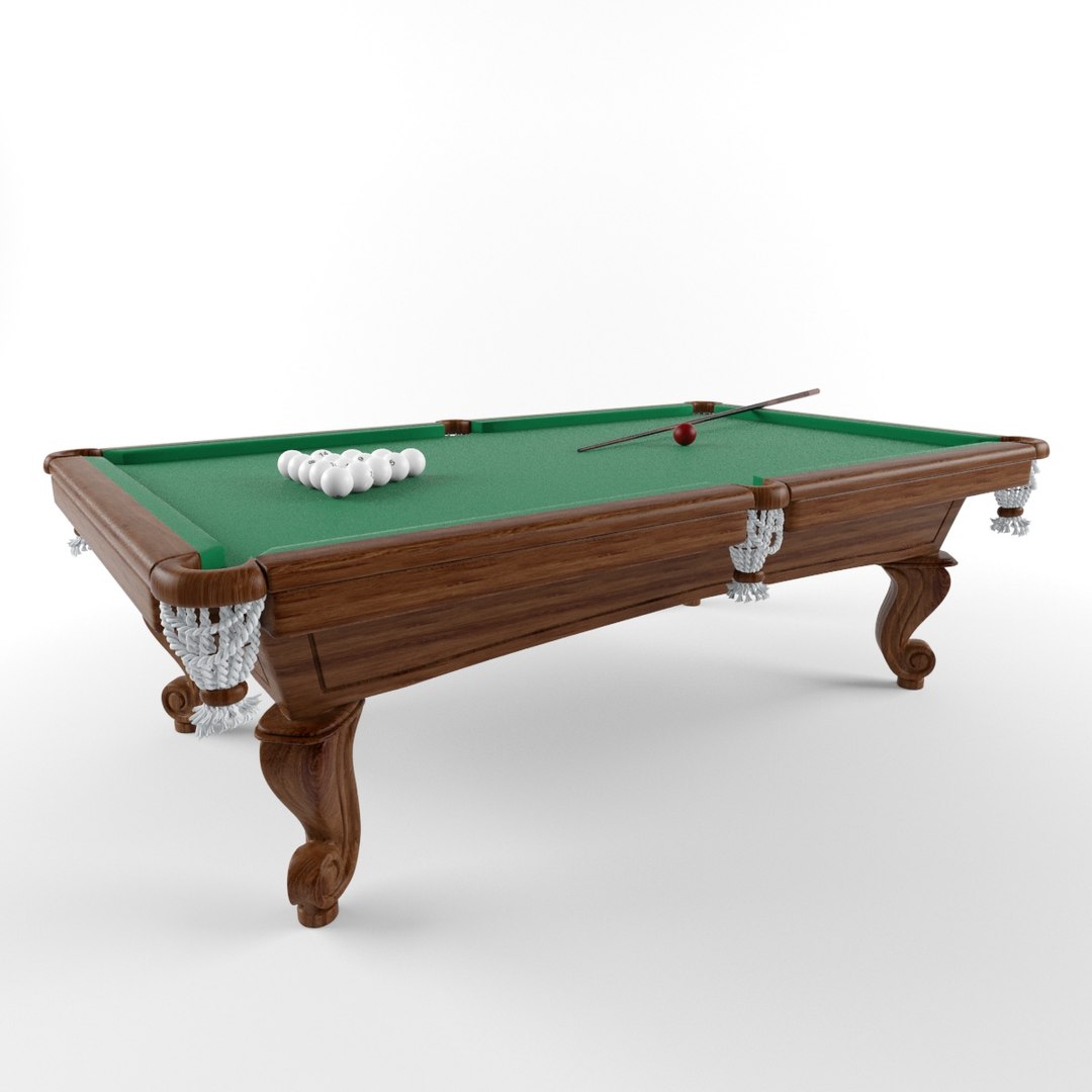 3D Pool Table - TurboSquid 1334519