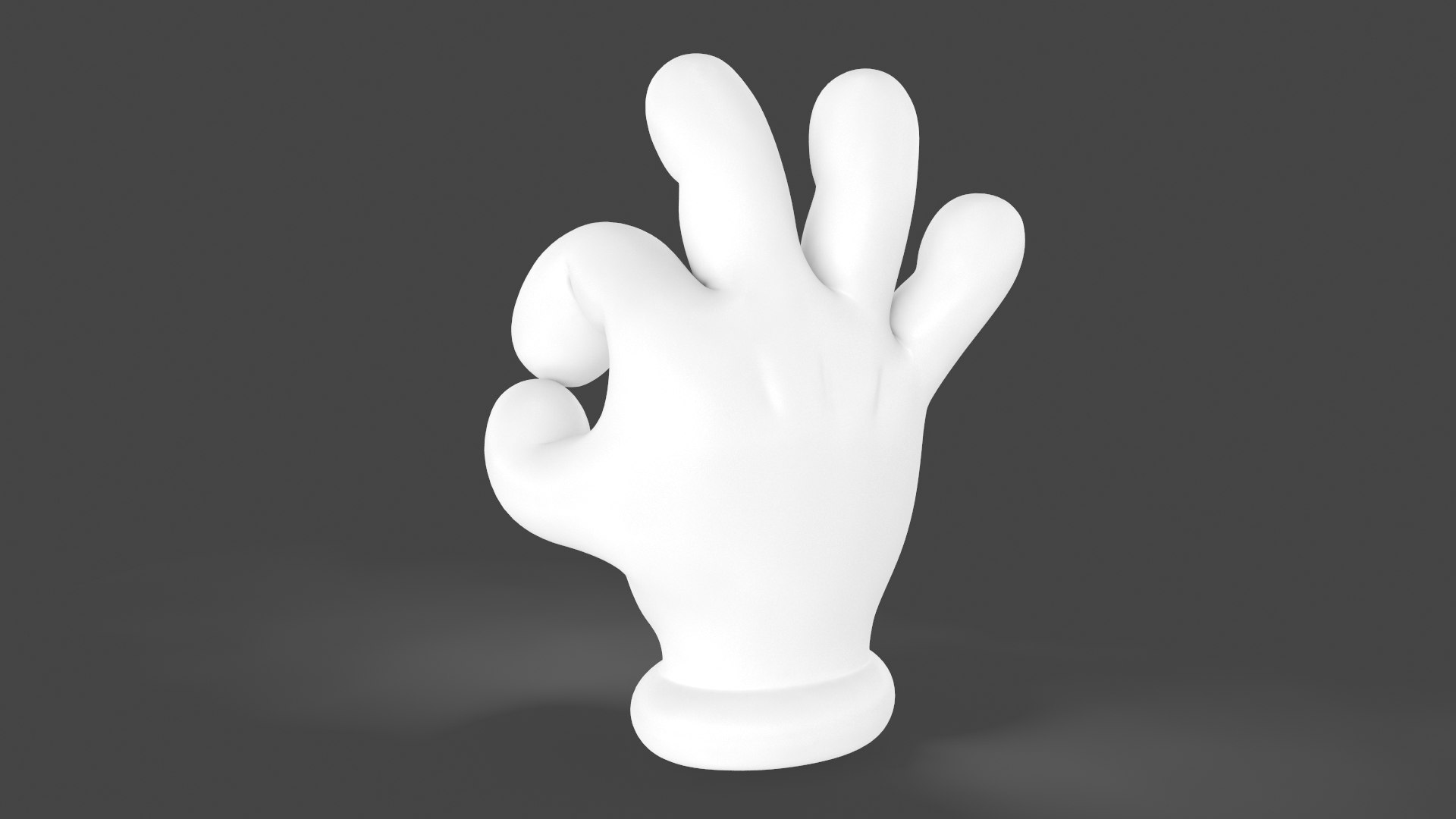3D Cartoon Hand Model - TurboSquid 1698623