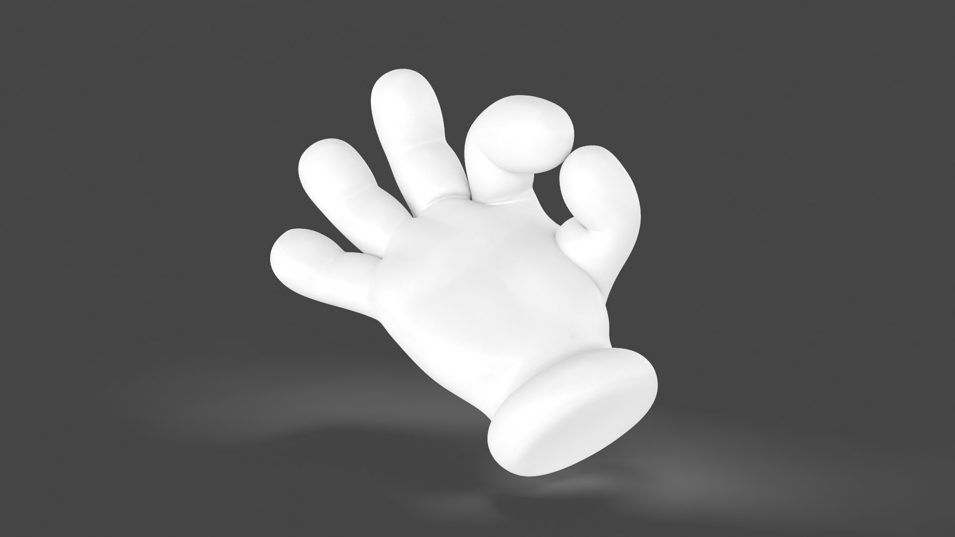 3D Cartoon Hand Model - TurboSquid 1698623