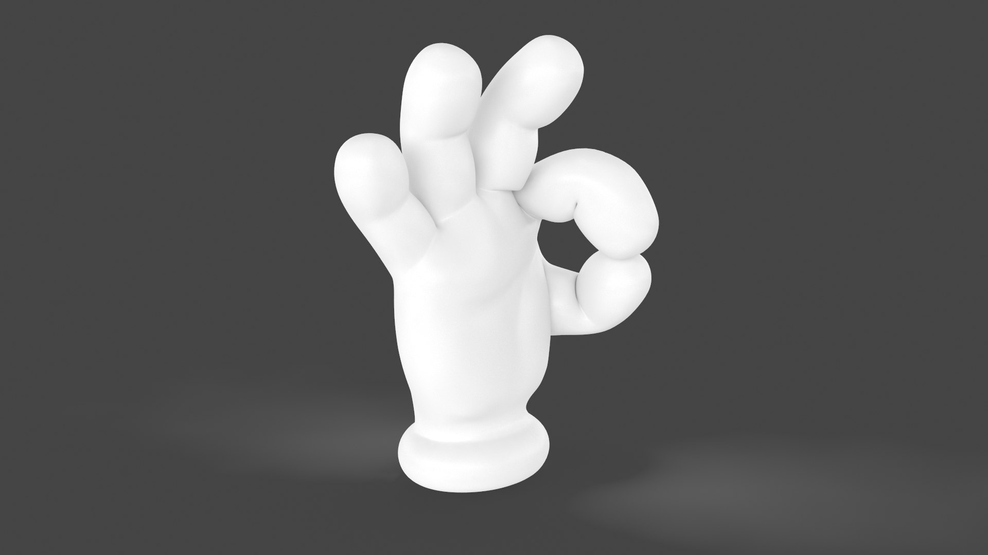 3D Cartoon Hand Model - TurboSquid 1698623