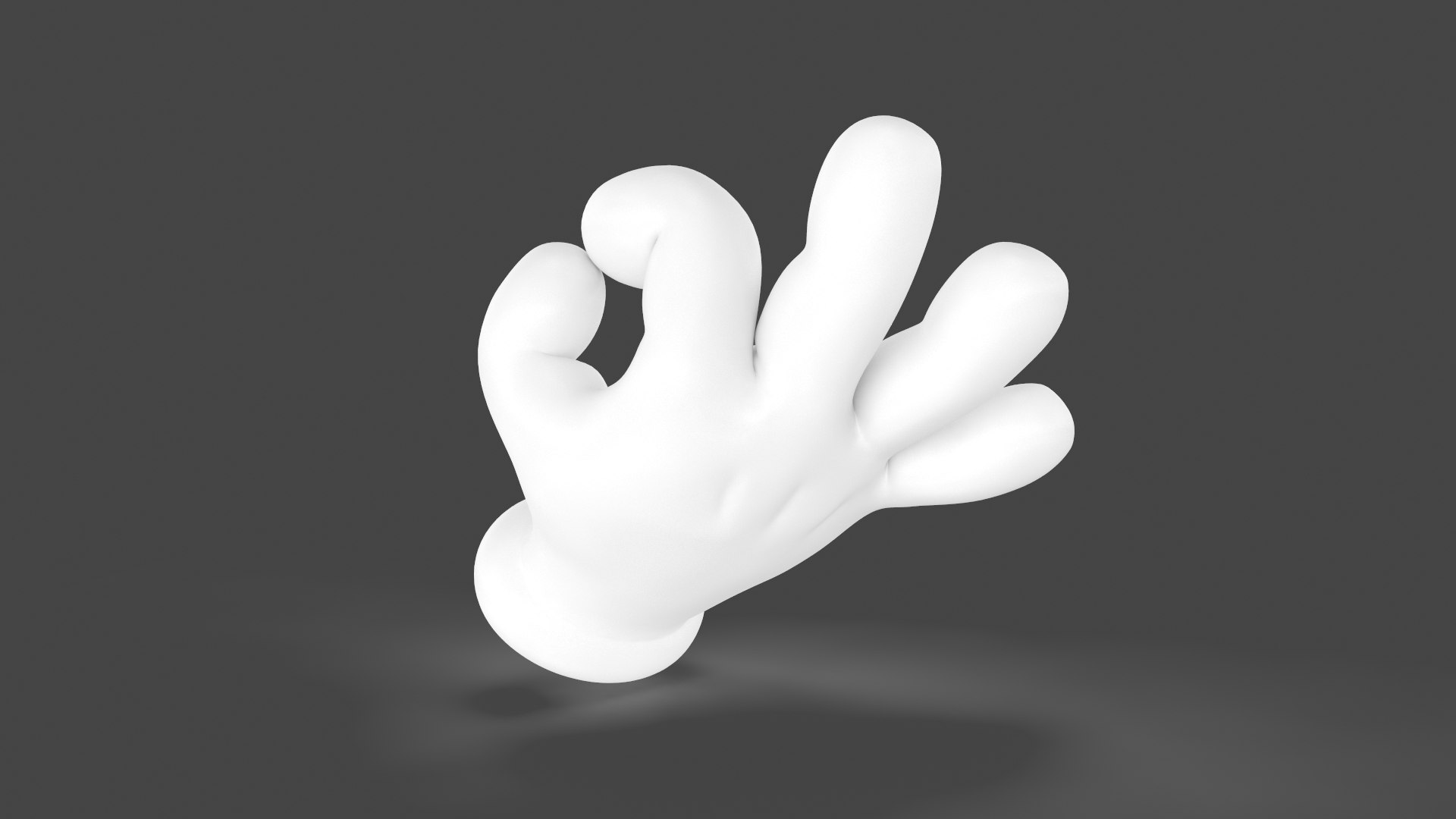 3D Cartoon Hand Model - TurboSquid 1698623