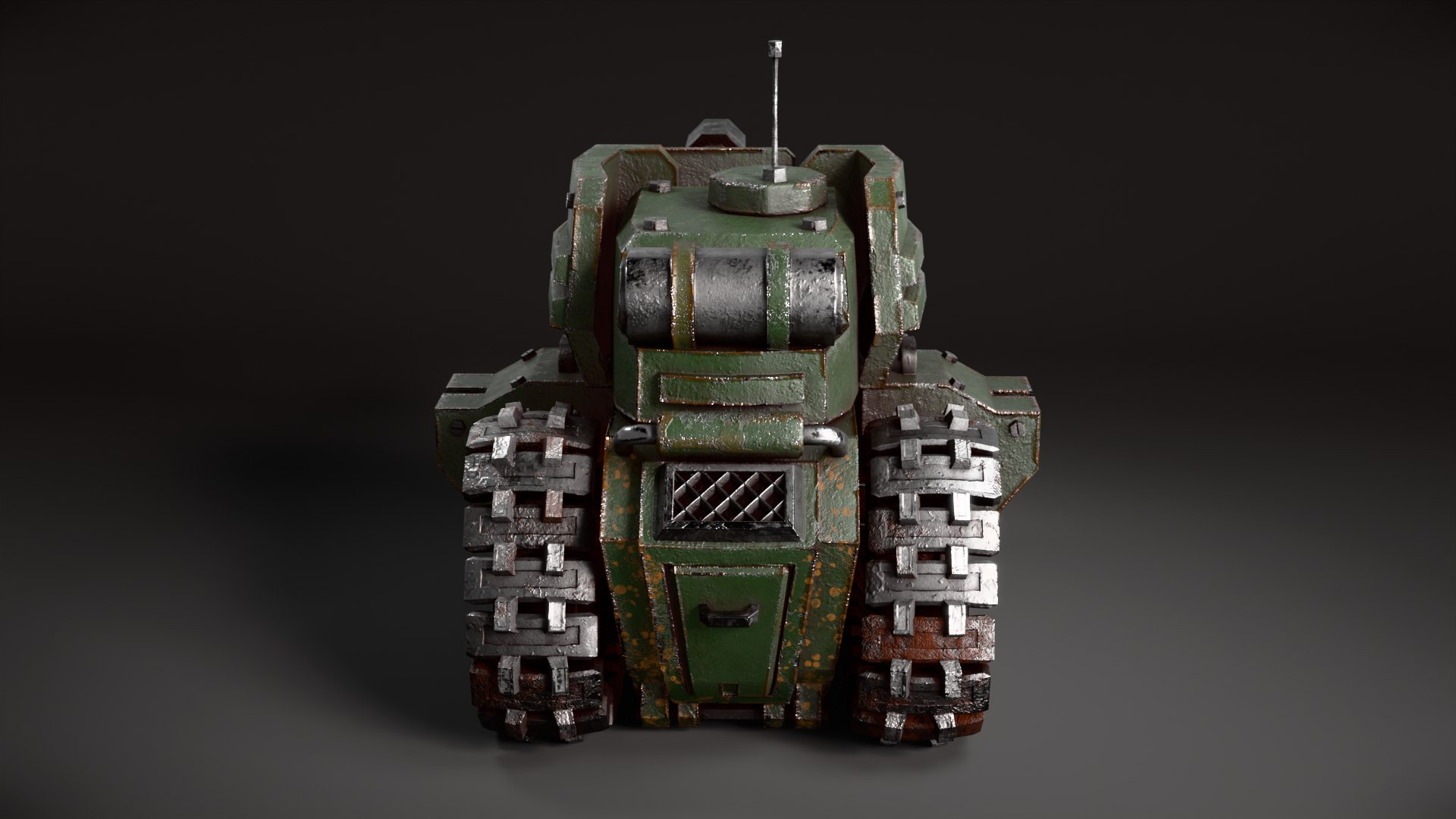 Stylized Tank 3D Model - TurboSquid 2309338