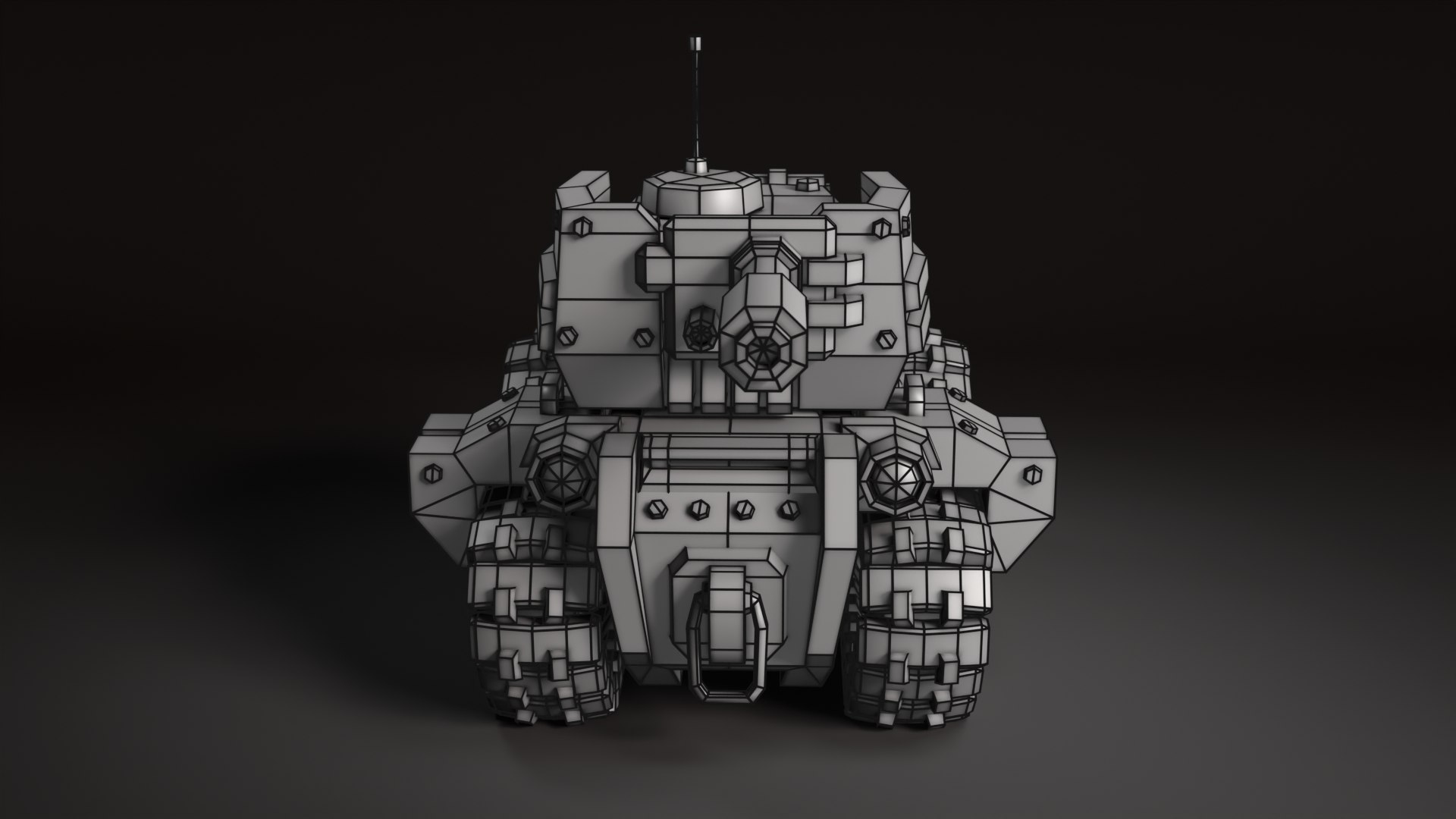 Stylized Tank 3D Model - TurboSquid 2309338