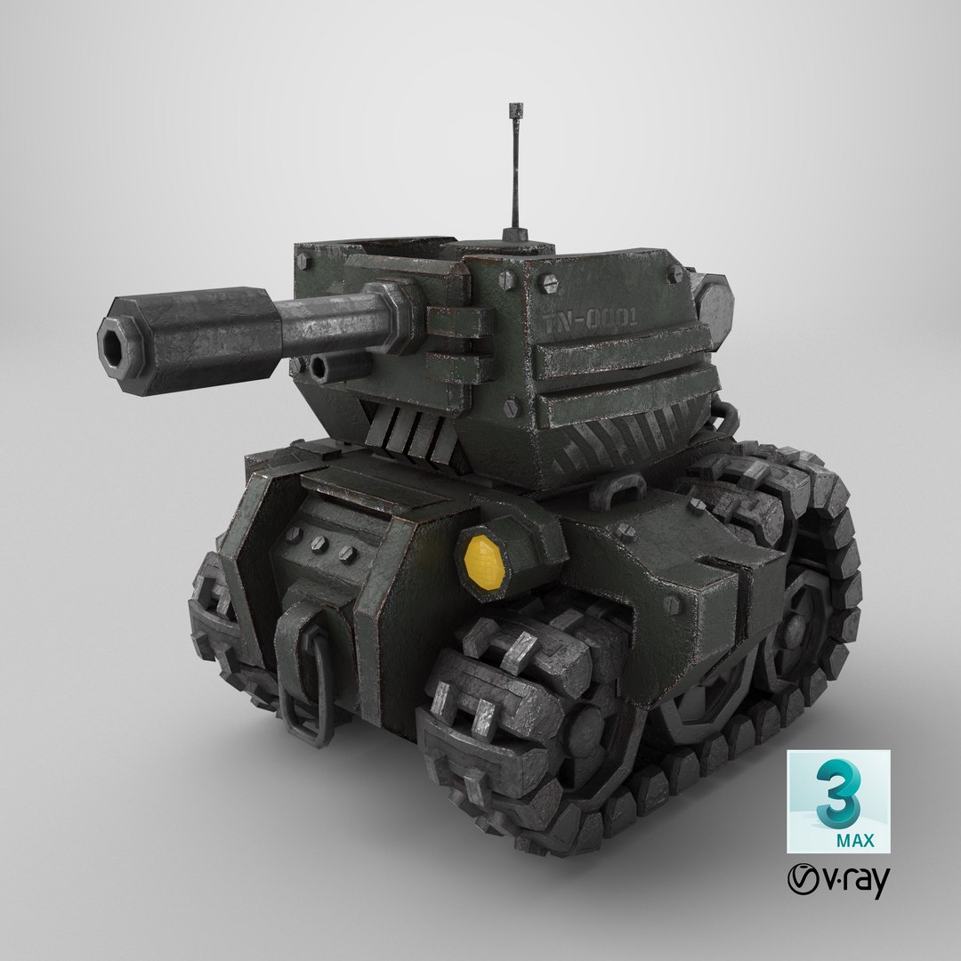 Stylized Tank 3D Model - TurboSquid 2309338