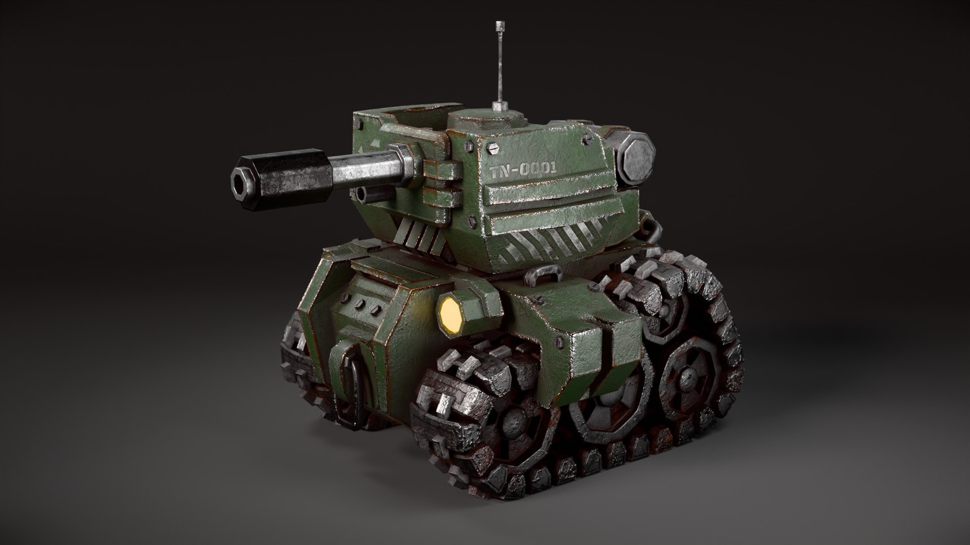 Stylized Tank 3D Model - TurboSquid 2309338