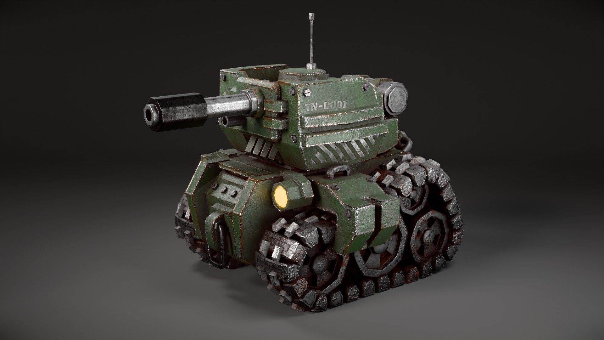 Stylized Tank 3D Model - TurboSquid 2309338